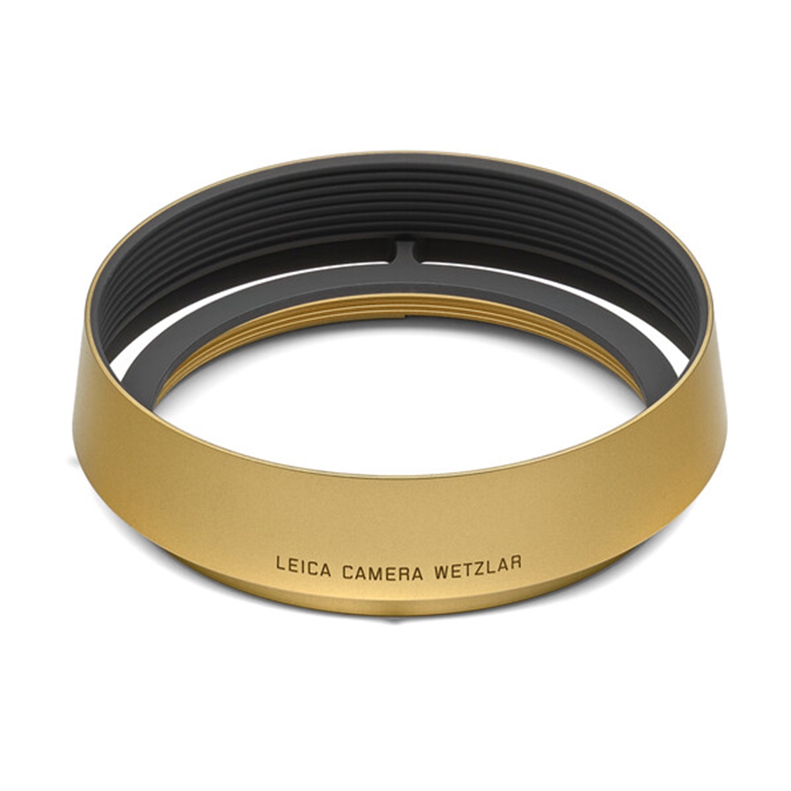 Leica Round Lens Hood Q (Brass, Blasted Finish) | McBain Camera